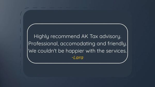 Tax Accountant & Small Business Tax Advisor | AK Tax & Advisory