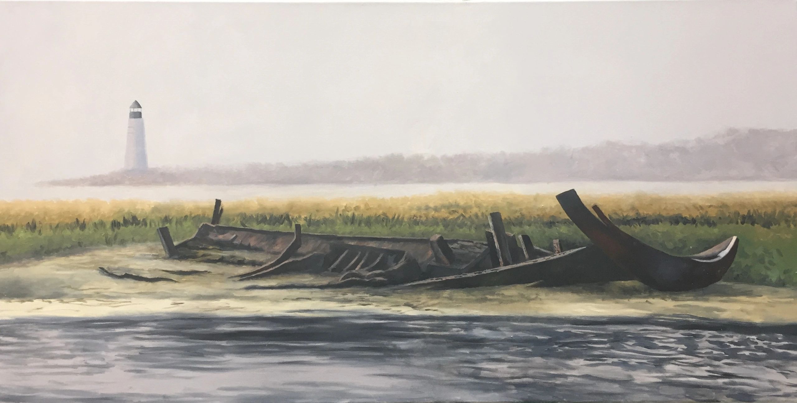 The Painting of Tchefuncte Ruins