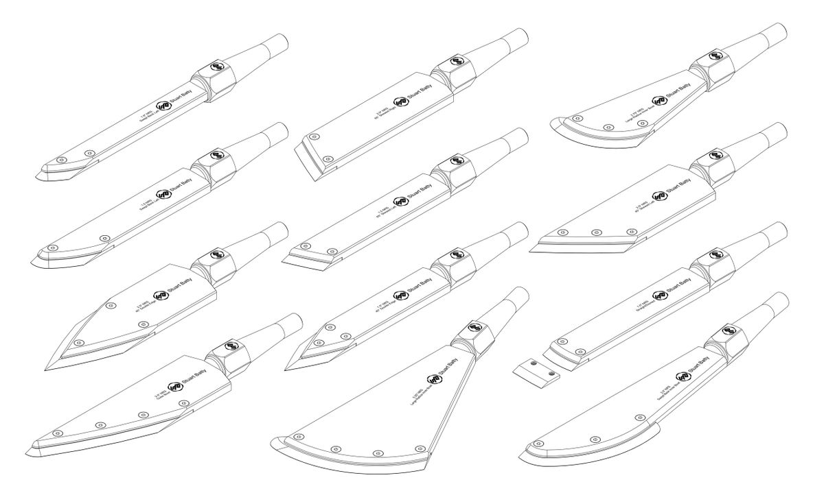 Negative Rake Scrapers (NRS)