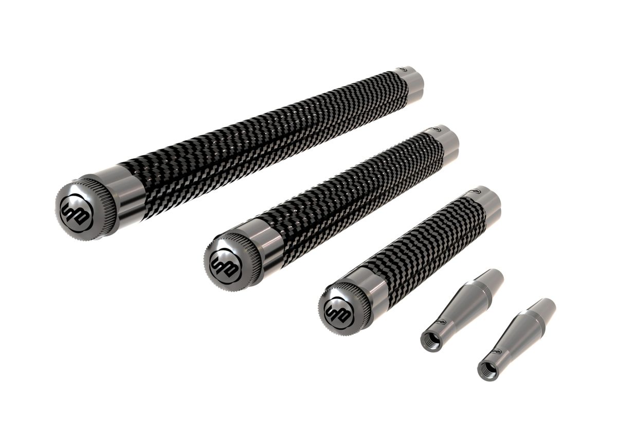 Set of 3 Handles with 2 Connectors = 7 Length Options