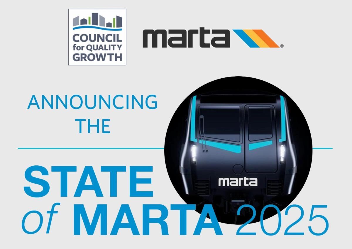 Upcoming Council For Quality Growth Event: 2025 State of MARTA