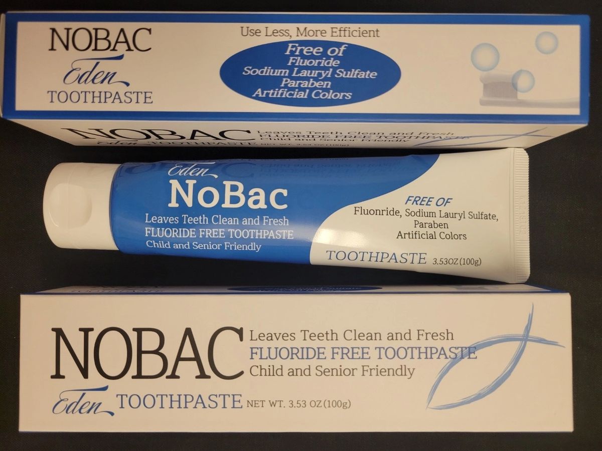 NO BAC all natural toothpaste