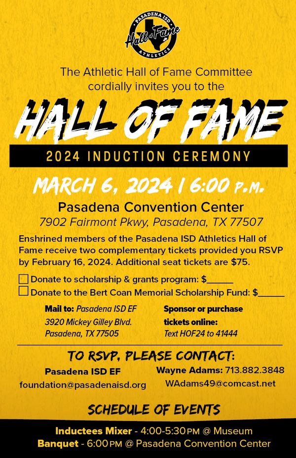 Athletics Hall of Fame | South Houston High School Alumni Association