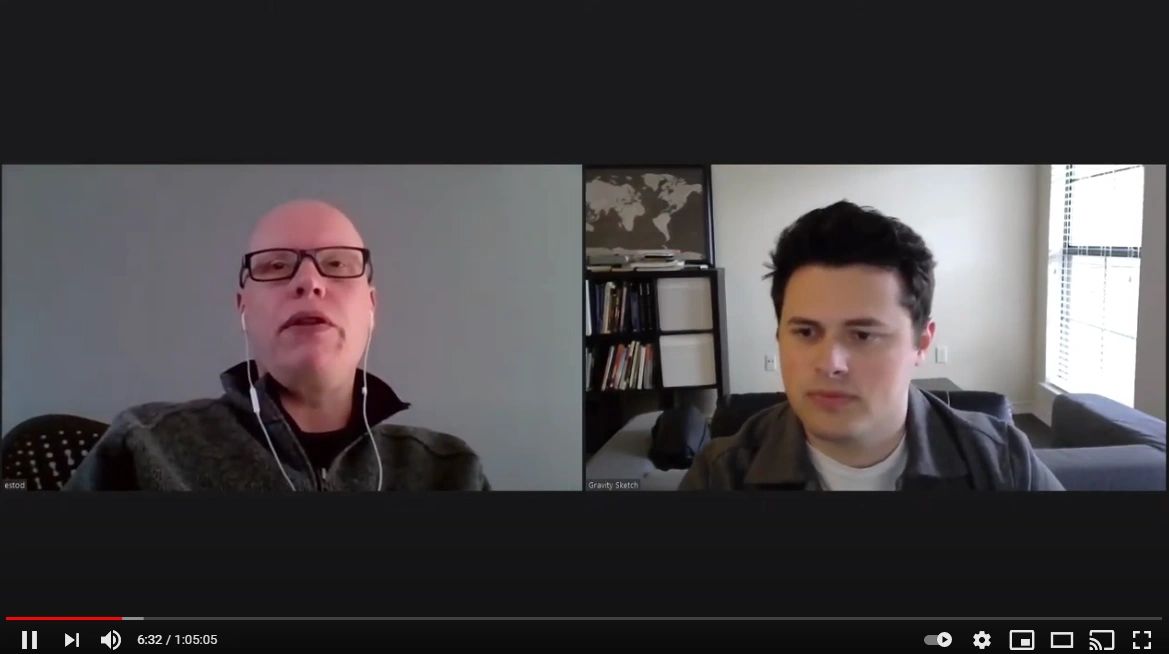 Live Discussion: Eric Stoddard and Gravity Sketch.