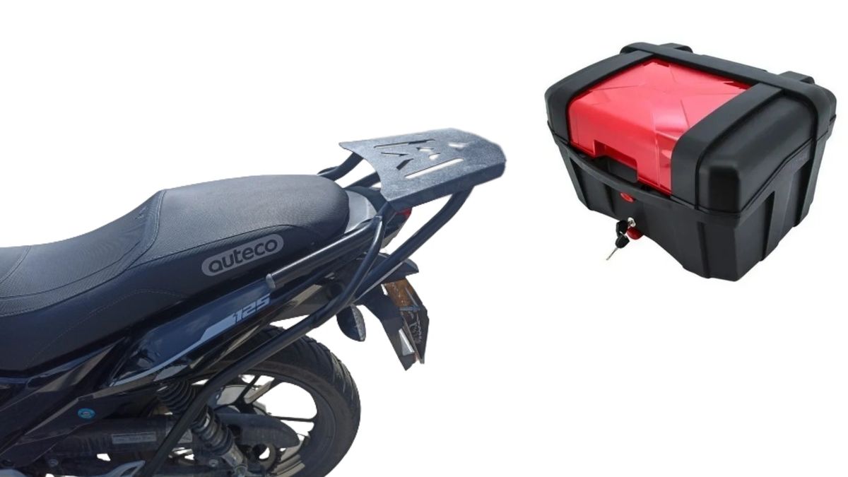 Parrilla Provecol Victory Nitro 151 y Baúl De 40 Litros Casco Y Medio