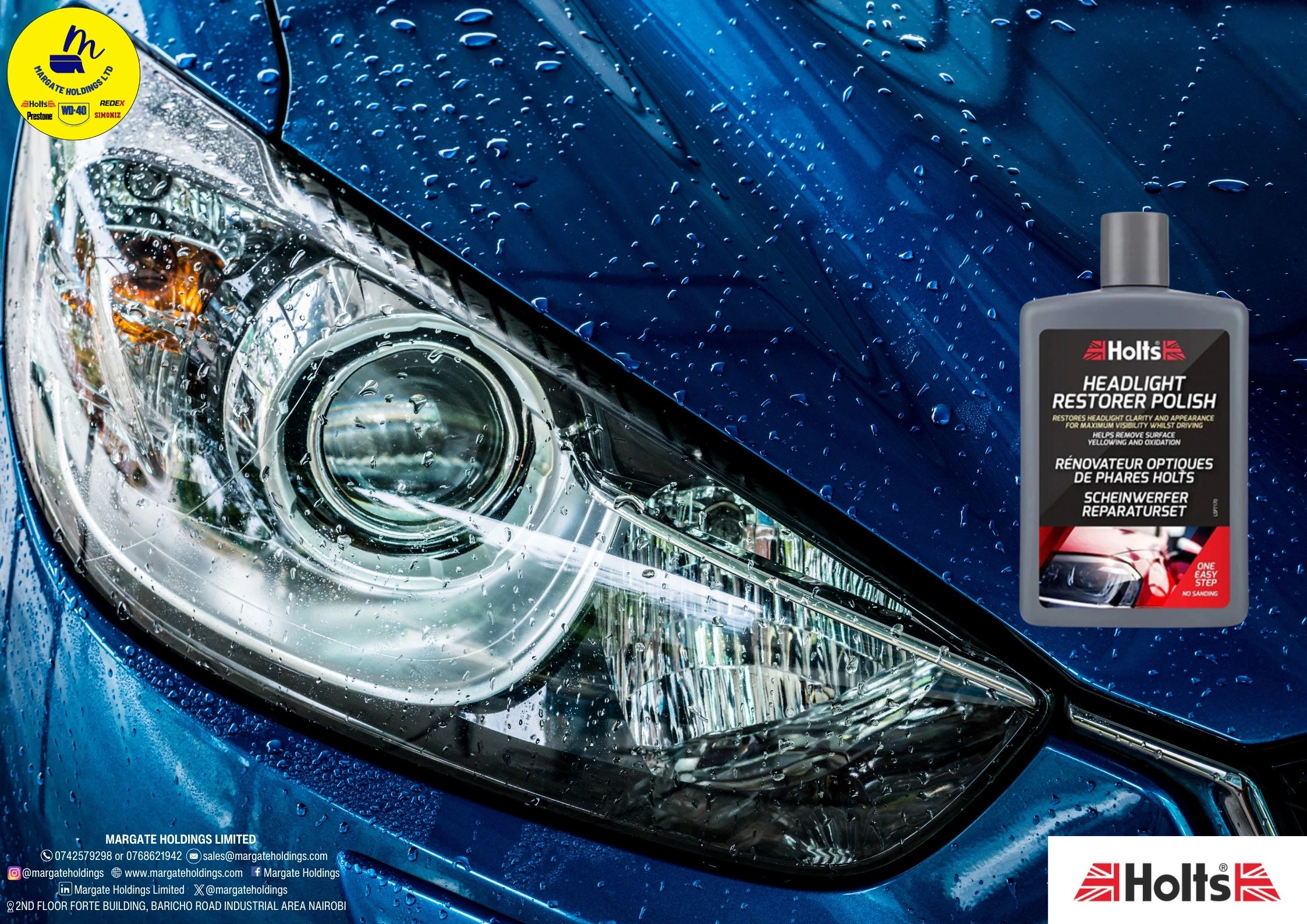Shine Bright with Holts Headlight Restoration Polish!