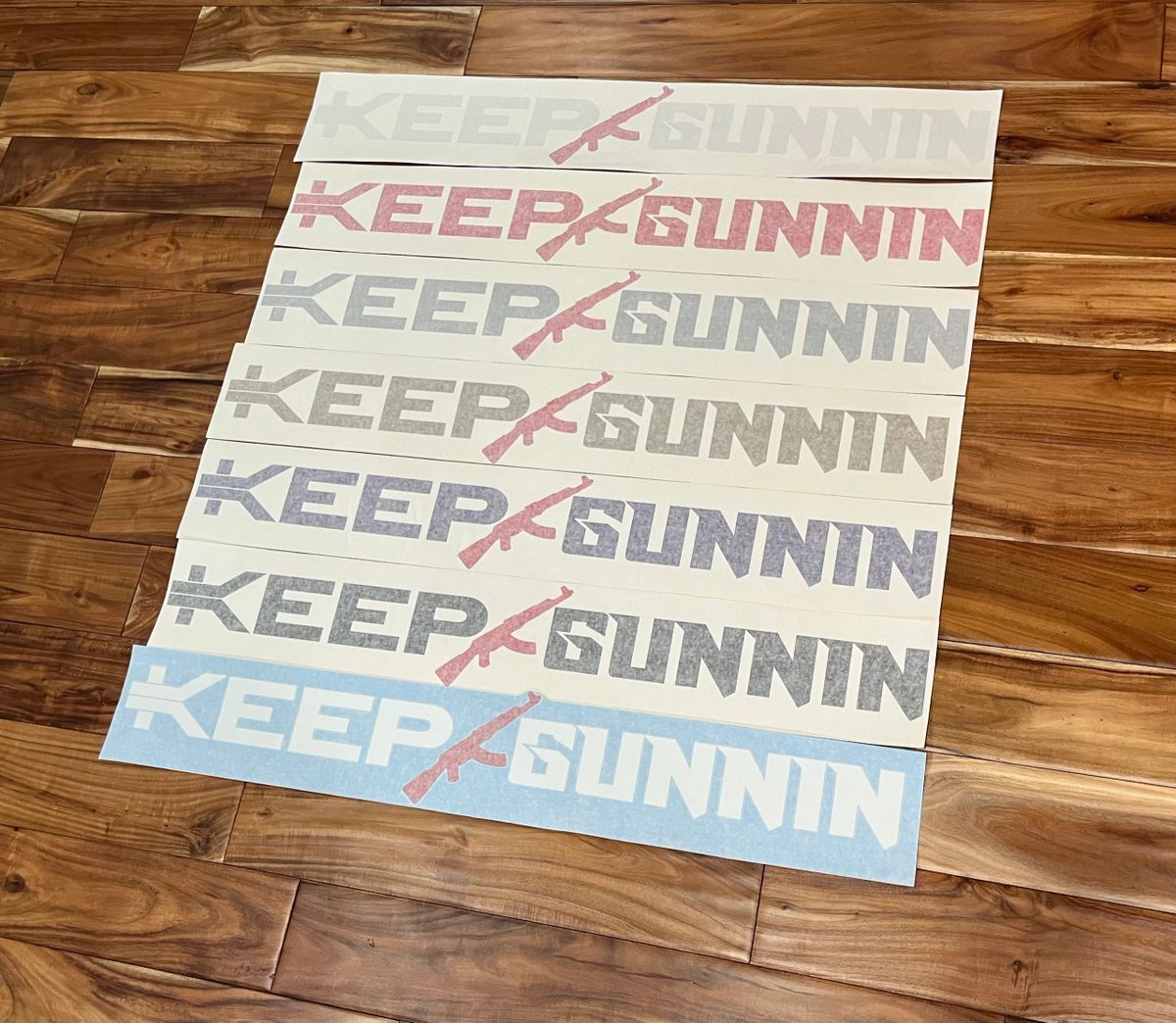 Keep Gunnin AK Banners (5in. x 36in.)