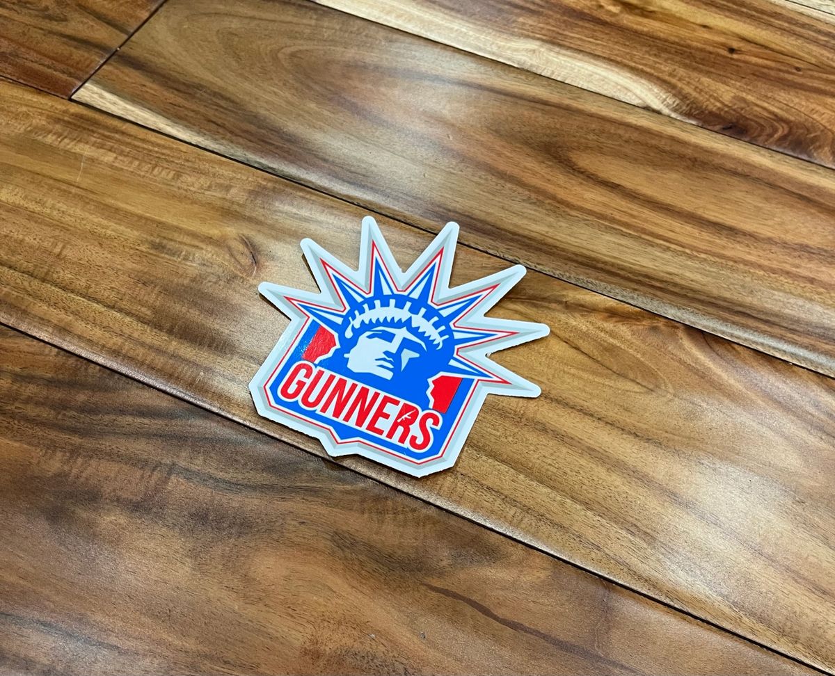 Statue Of Gunners Slap Sticker