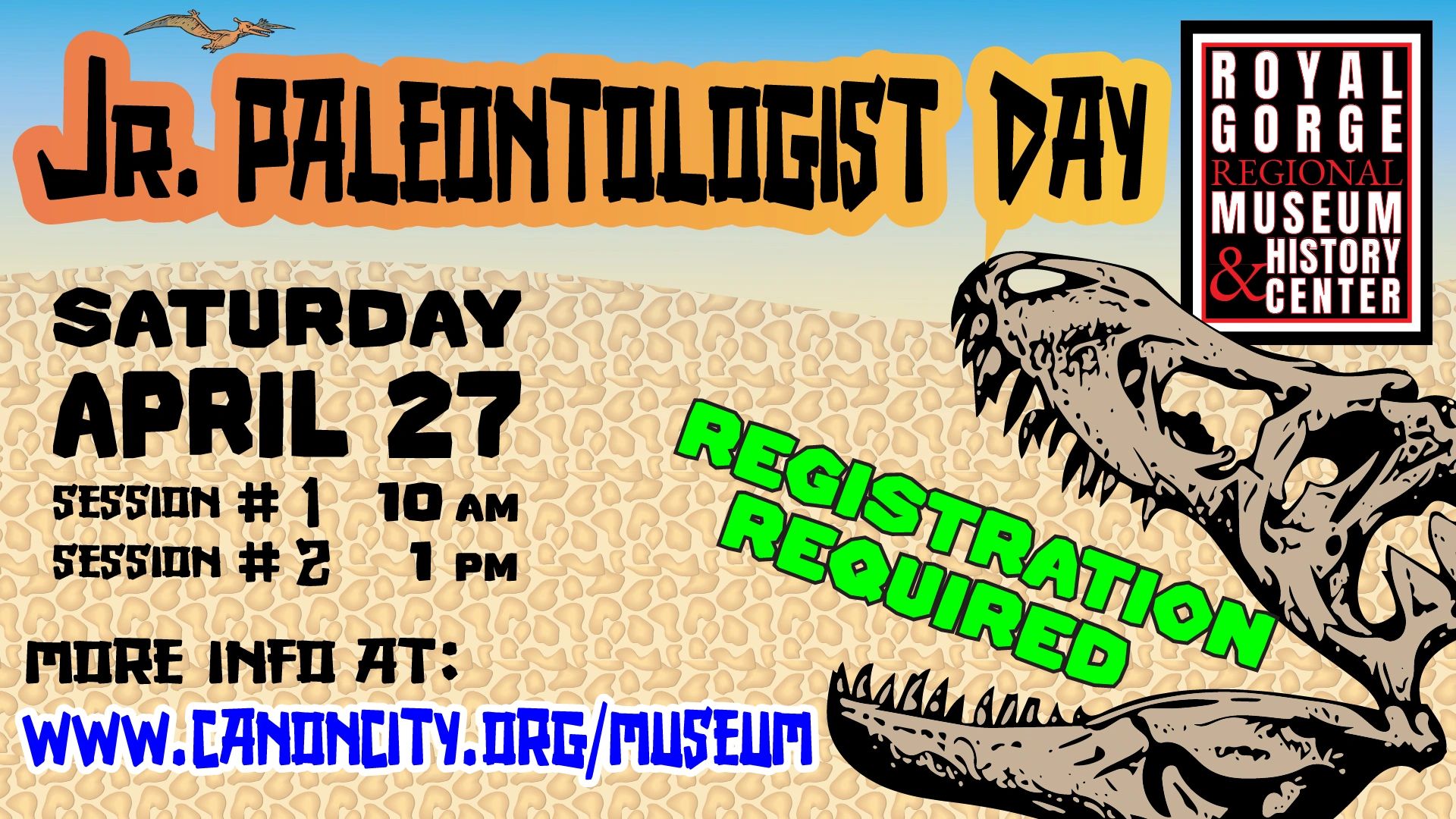Save the Date: Jr. Paleontologist Day