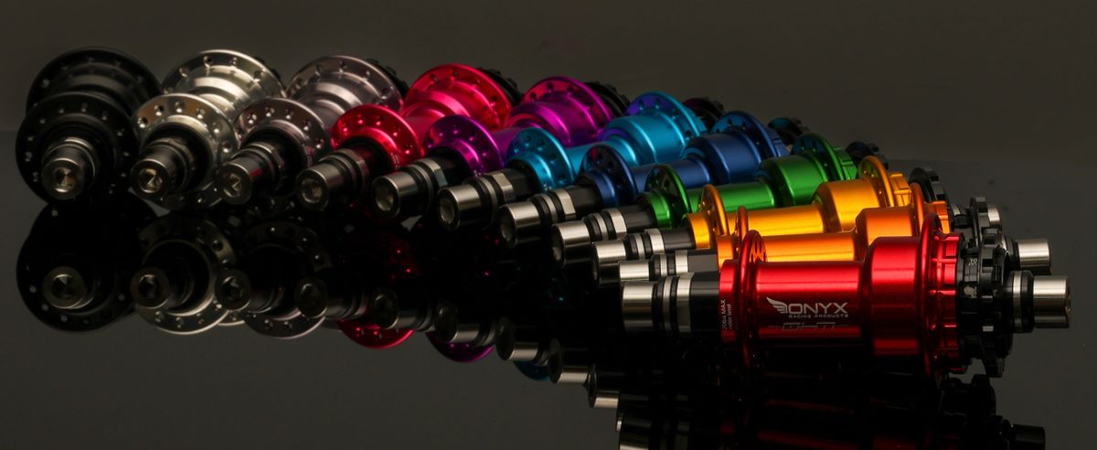 Onyx Ohm hubs Racespec Centerlock disc colors