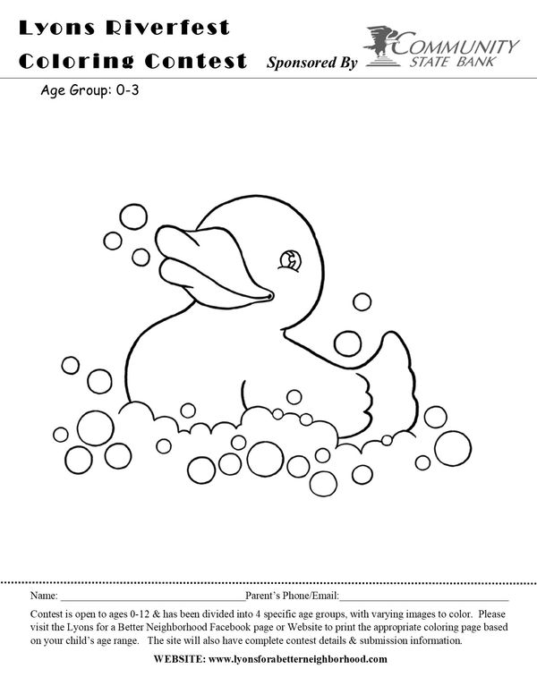 coloring contest age groups