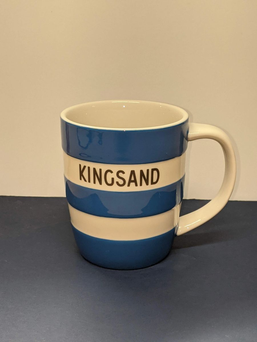 Cornishware Personalised Mug 12oz - Kingsand