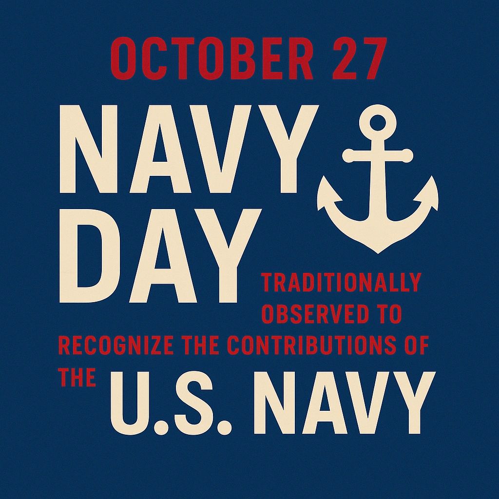 Honoring Navy Day – October 27