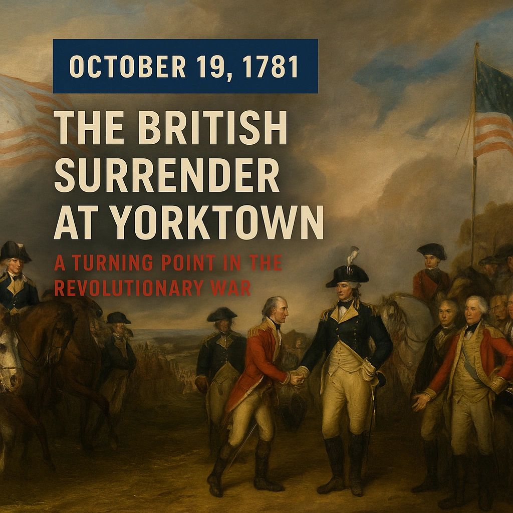 October 19, 1781 – The British Surrender at Yorktown