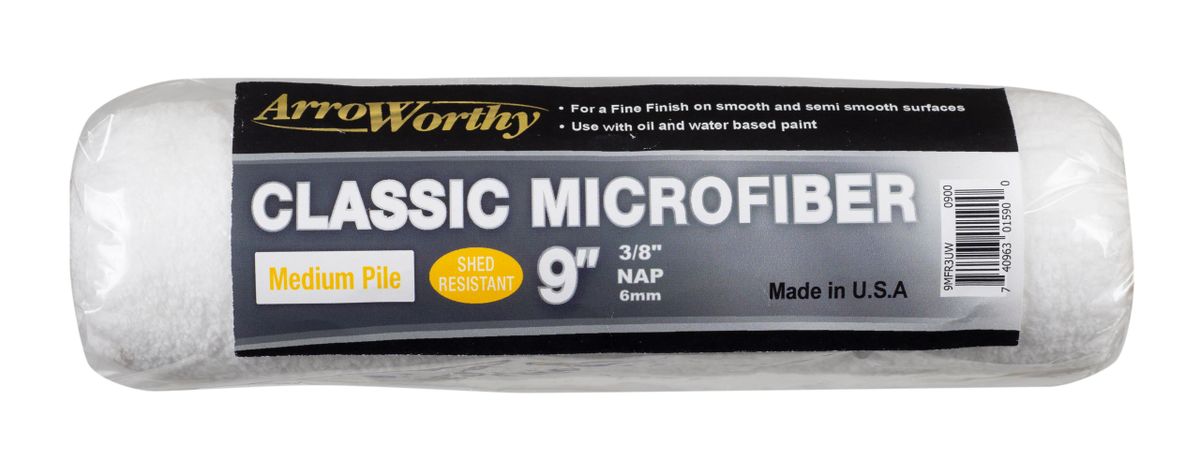 Arroworthy Classic 9" Microfiber Cover ( 1-3/4" DIAMETER CORE ) Medium Pile