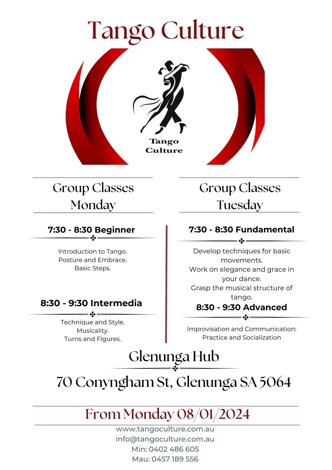 Tango Culture - Tango Classes Adelaide, Tango Lessons Adelaide