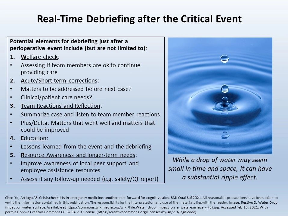 Debriefing Resources