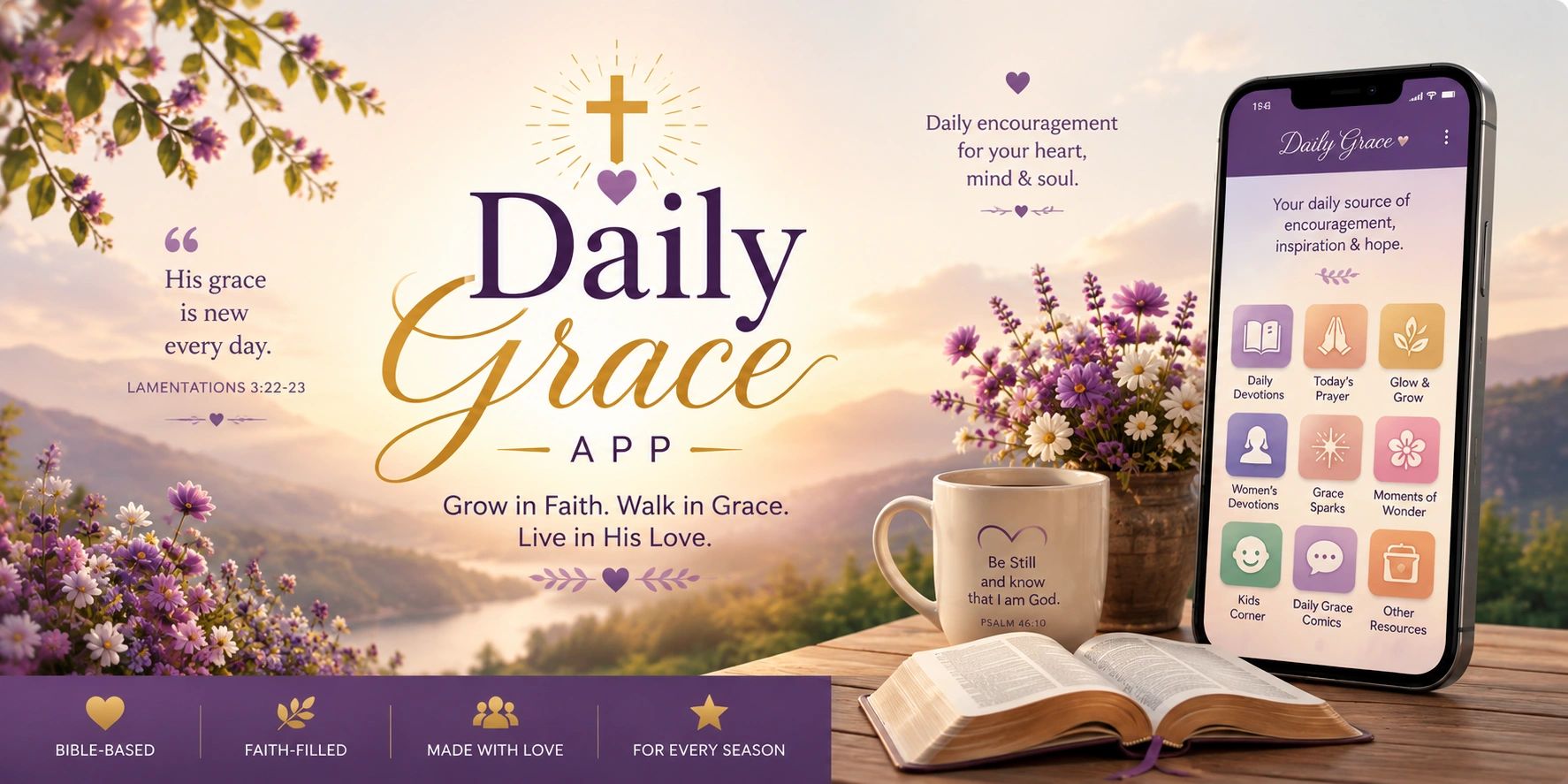 Daily Grace App — Bible Devotionals, Prayers & Faith Content for Women ...