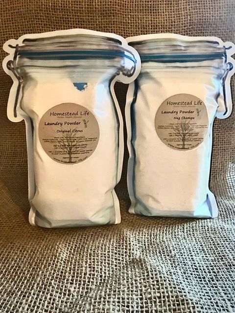 All Natural Essential Oil Laundry Powder
