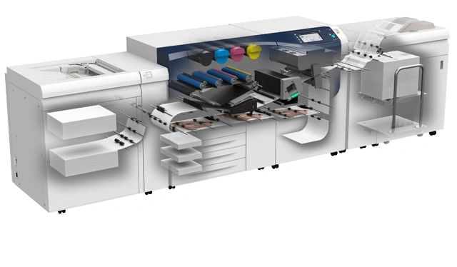 Modern Offset Printing Press