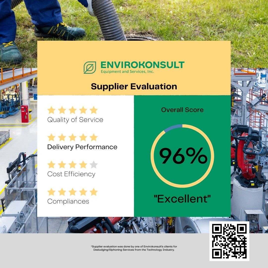 Envirokonsult 96% Excellent from Clients of Technology Industry