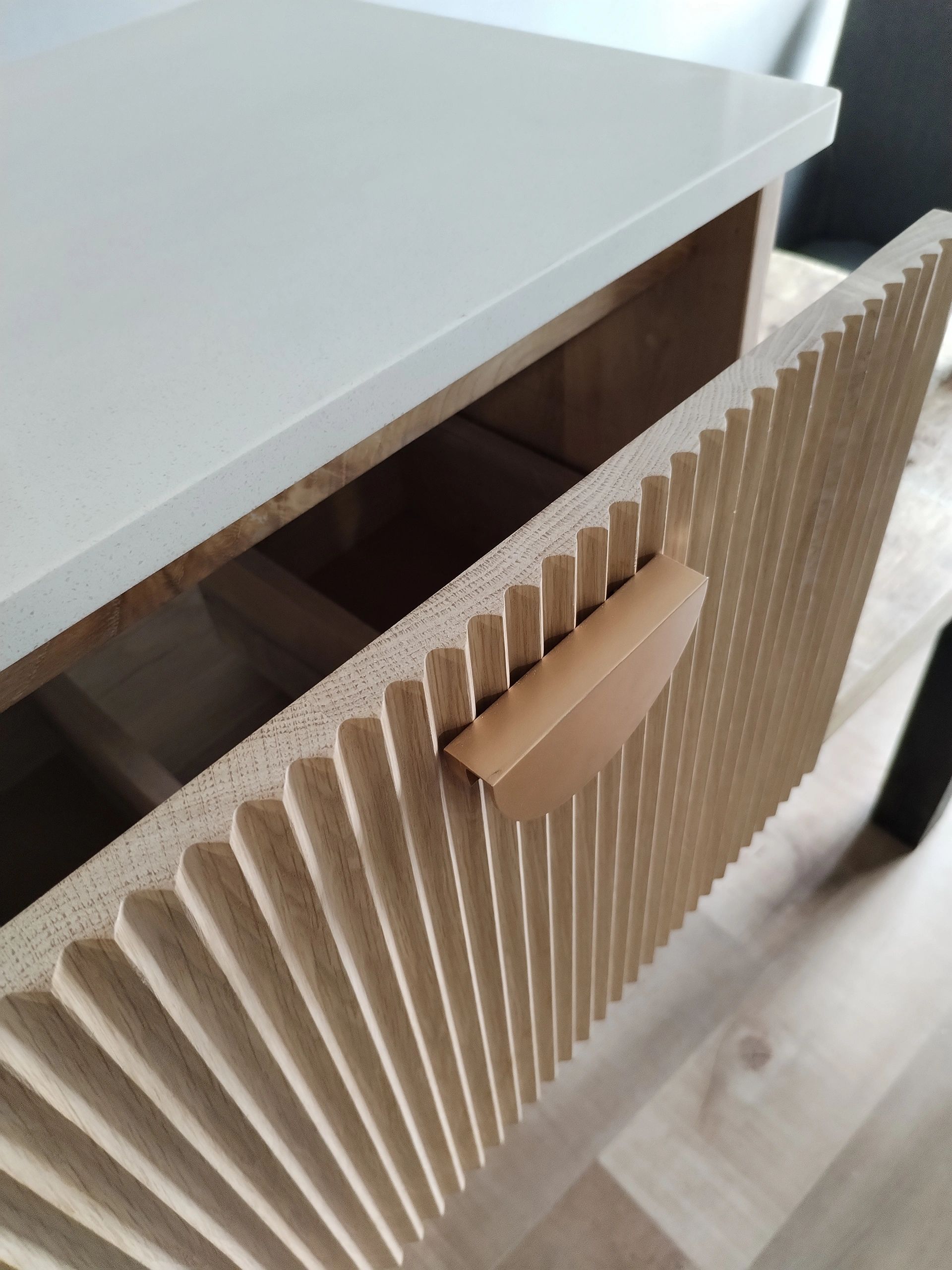 Fluted vanities | WOODEN-SQUARES