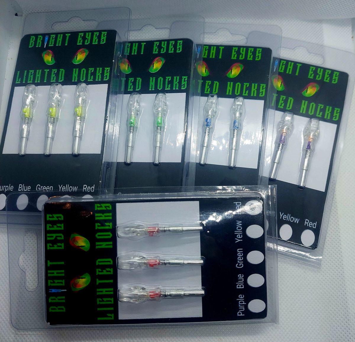 Bright Eyes Lighted Nocks - to suit 4.2mm arrows- G Nock