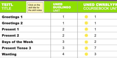 Nodiadau Duolingo Notes