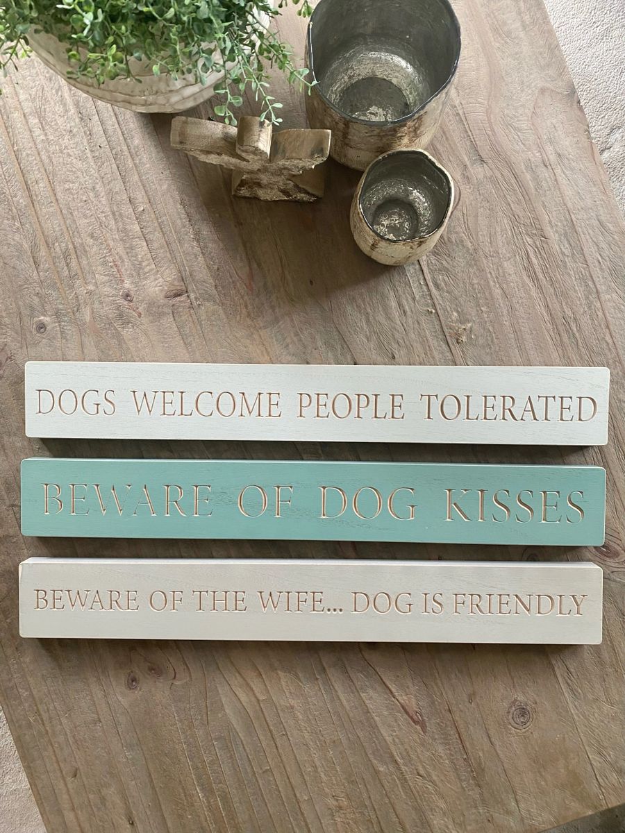 Chunky Dog Wall Sign (3 slogans)