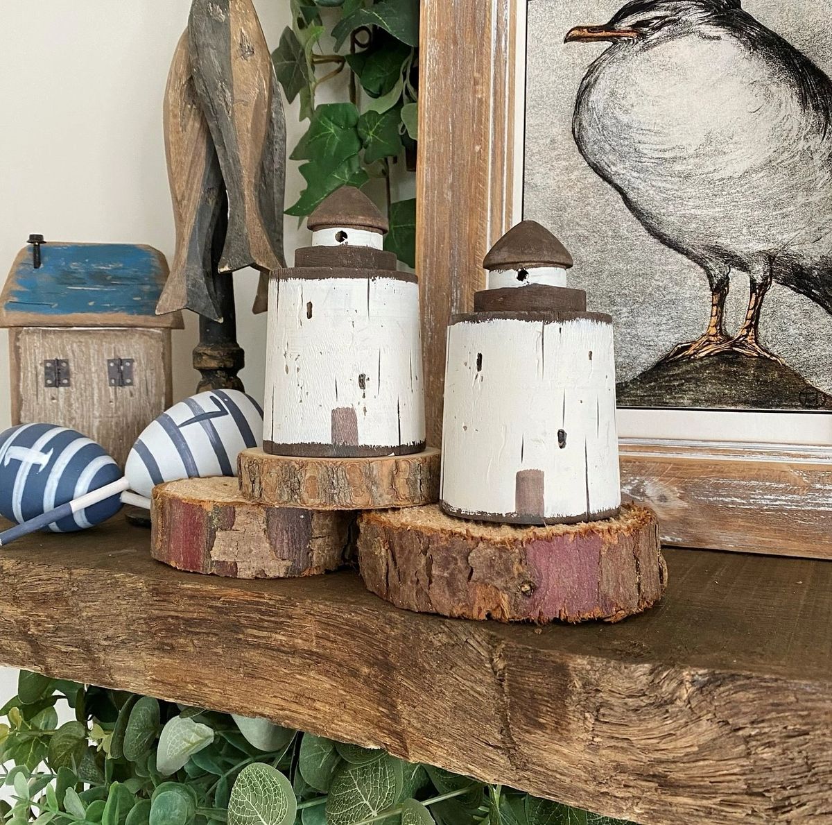 Rustic Lighthouse (Singles or Sets)