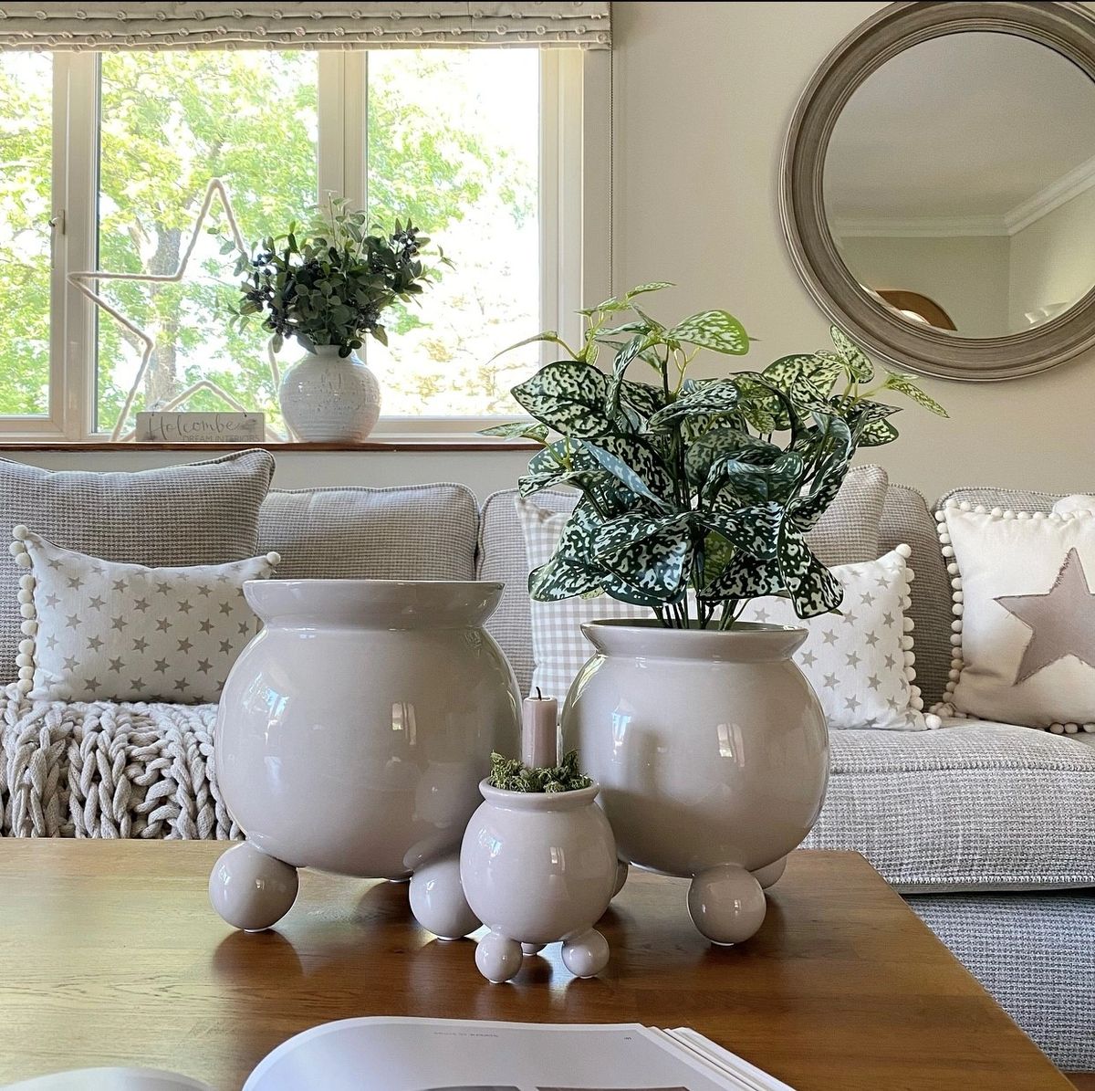 Linen Ava Pots (Singles or Sets)