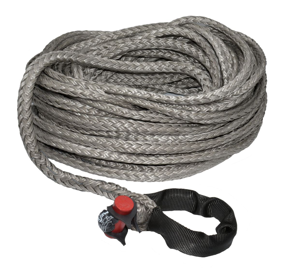 9/16 in. x 125 ft. 13,166 lbs. WLL. LockJaw Synthetic Winch Line w ...