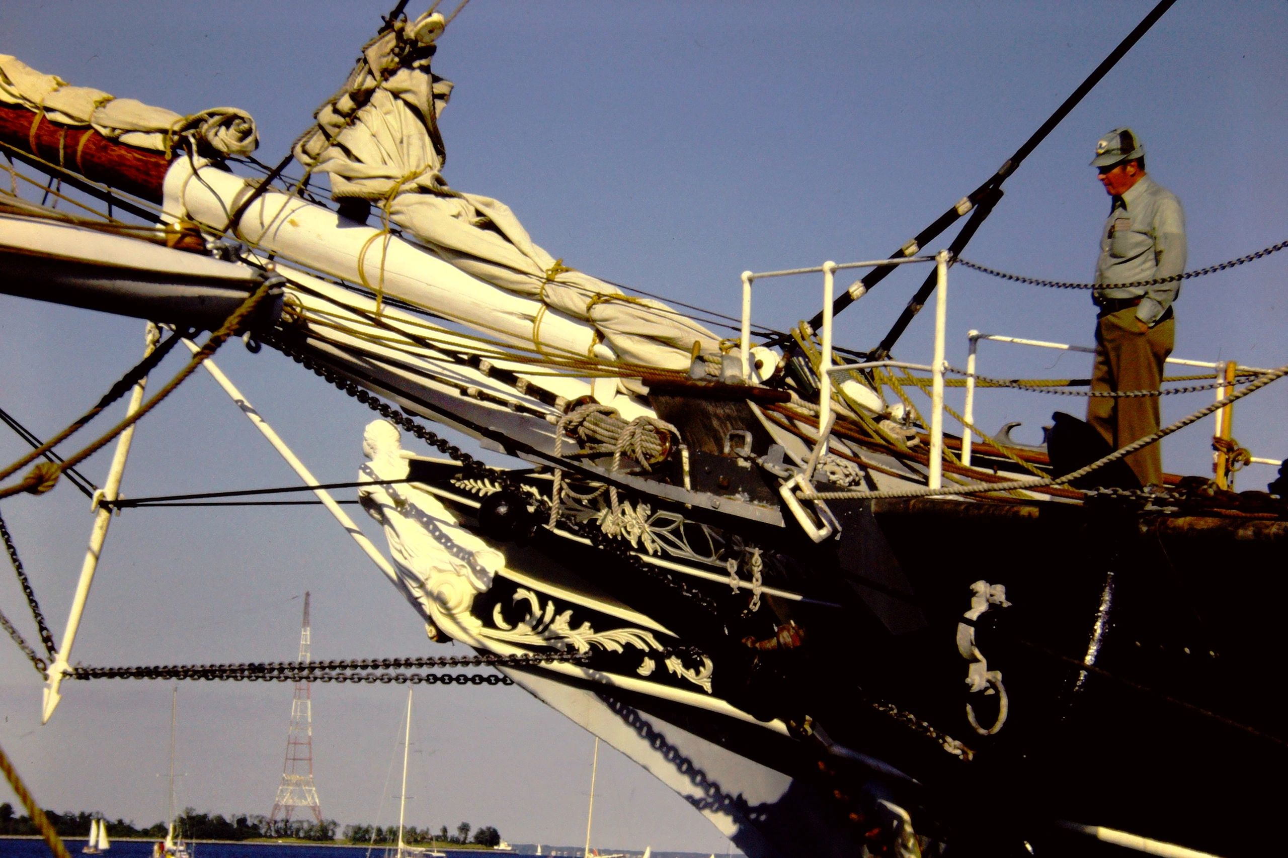 Part-time rigger models for ELISSA figurehead early 1980s