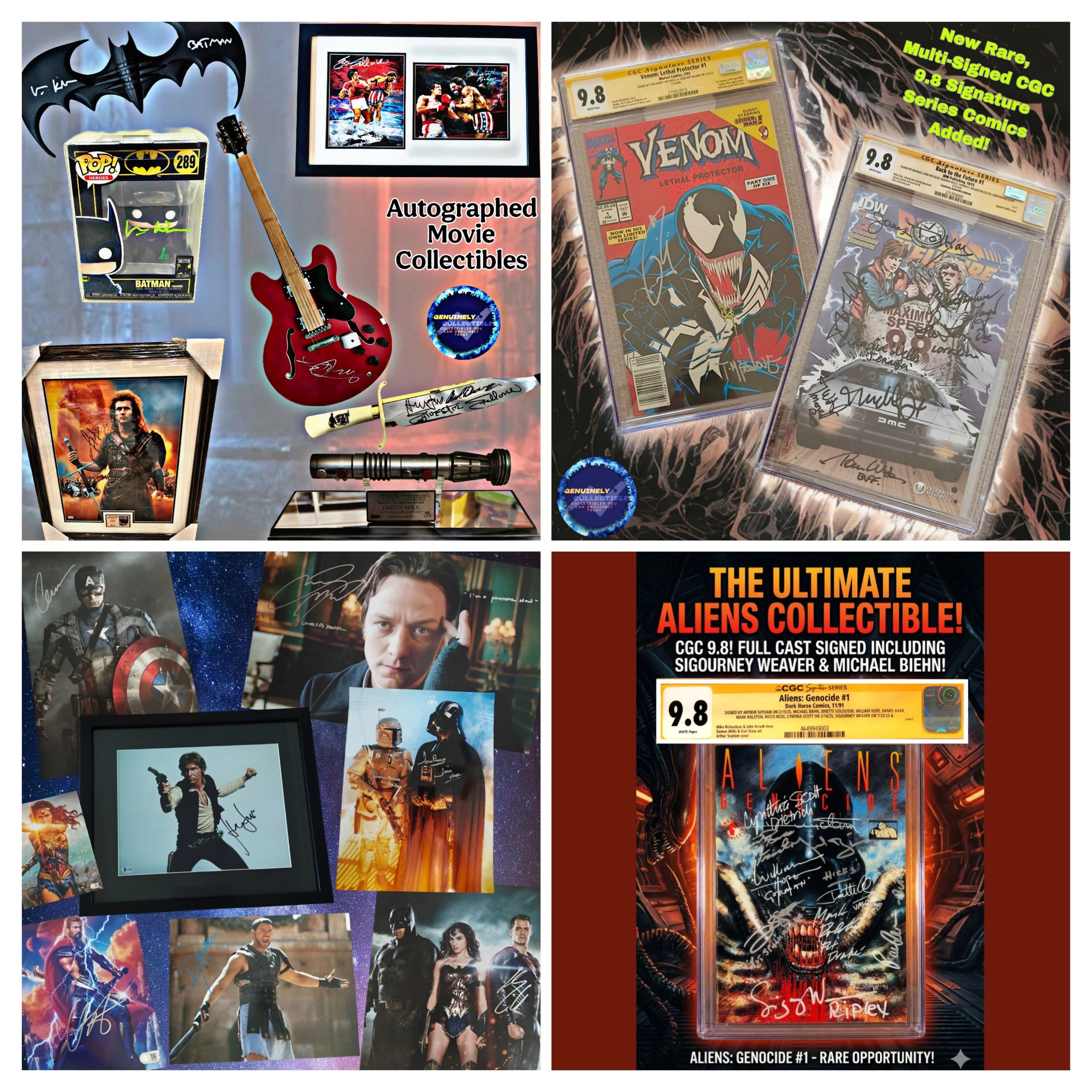 Genuinely Collectible: Authentic Movie Memorabilia for Sale