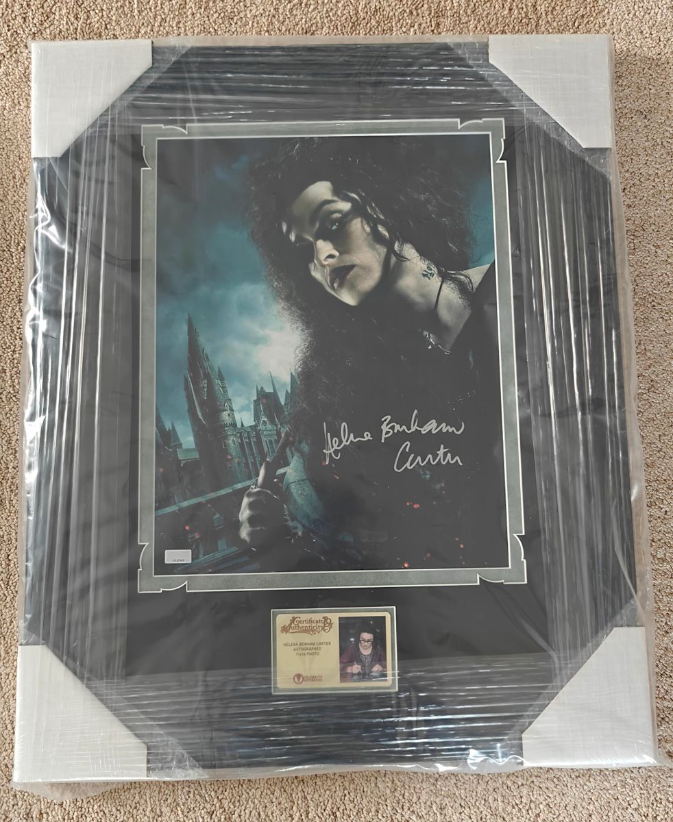 Helena Bonham Carter Signed 11x14 Bellatrix Harry Potter Photo in ...