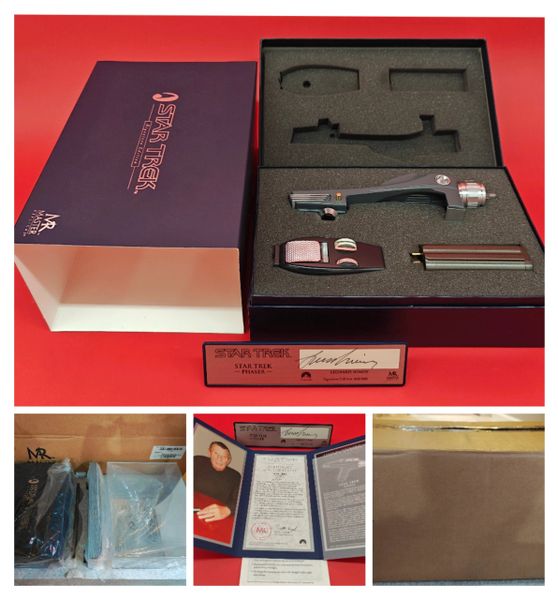 Master Replicas Star Trek Phaser Leonard Nimoy Signature Edition 1:1 ...