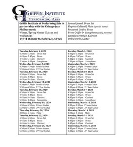 The Griffin Institute of Performing Arts