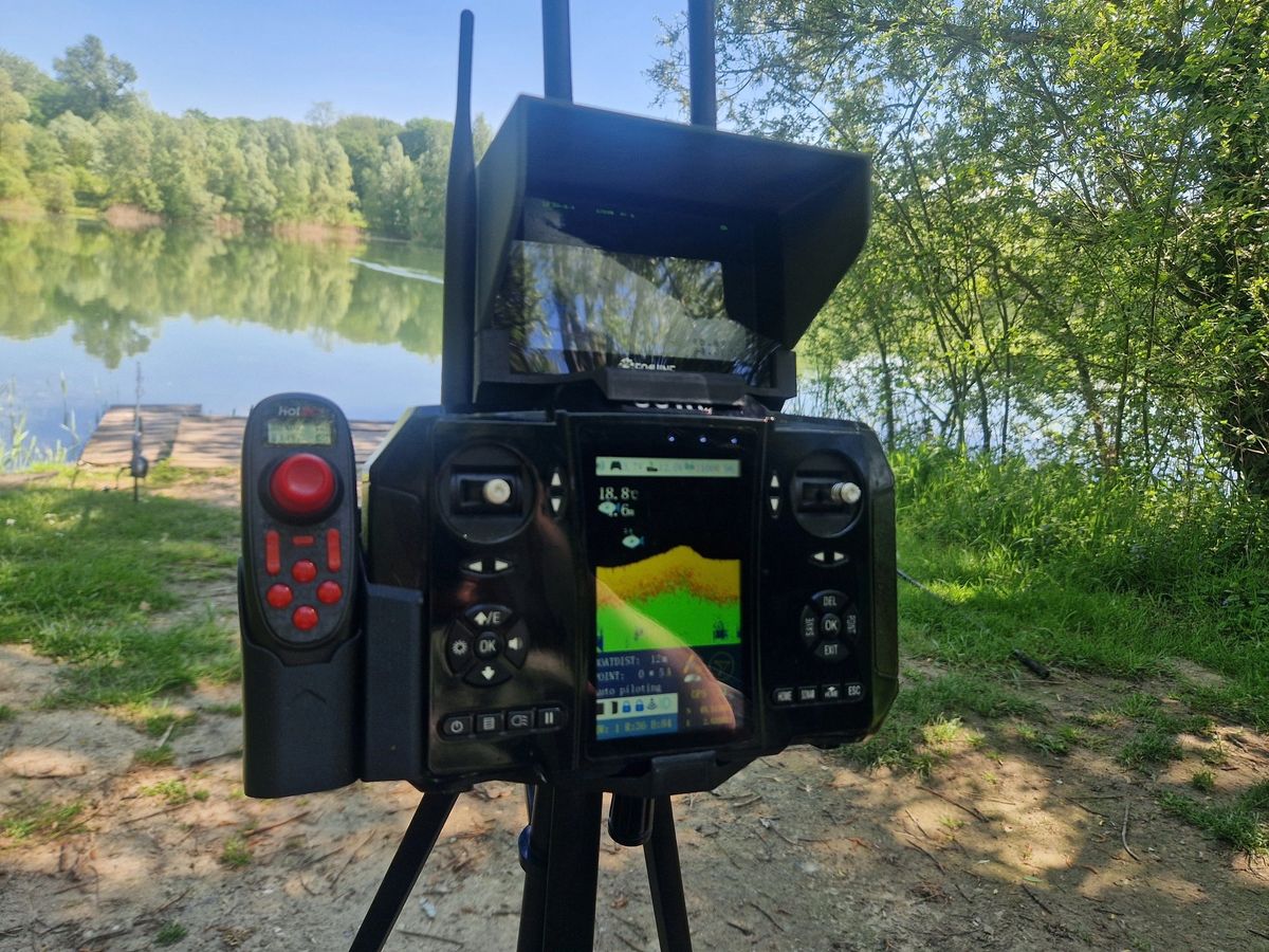 Monitor and Remote Holder Carbon fibre For Gowi Boats