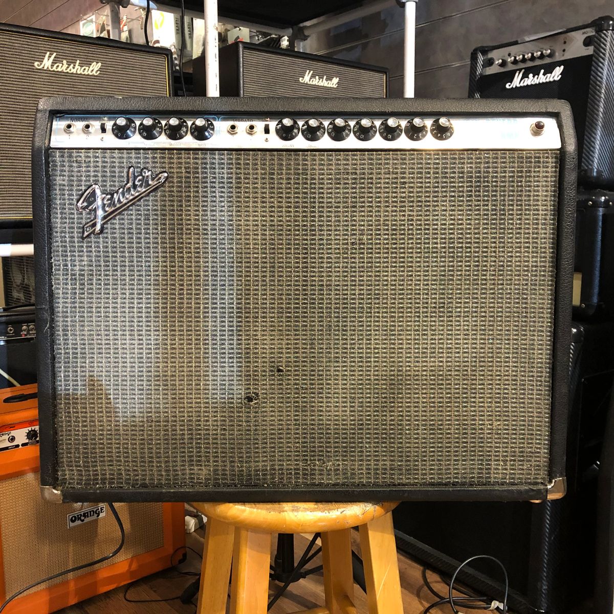 1970 Fender Twin Reverb-Amp Silverface 2 x 12" 100-Watt All Tube ...