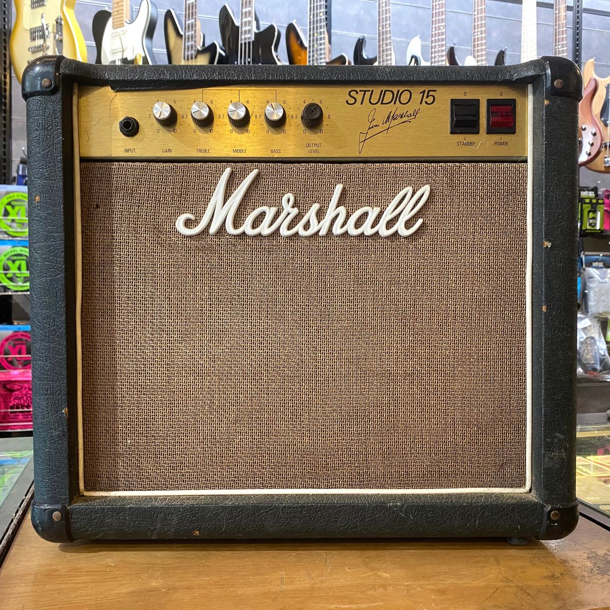 1985 Marshall Model 4001 Studio 15 15-Watt 1 x 12" Electric Guitar ...