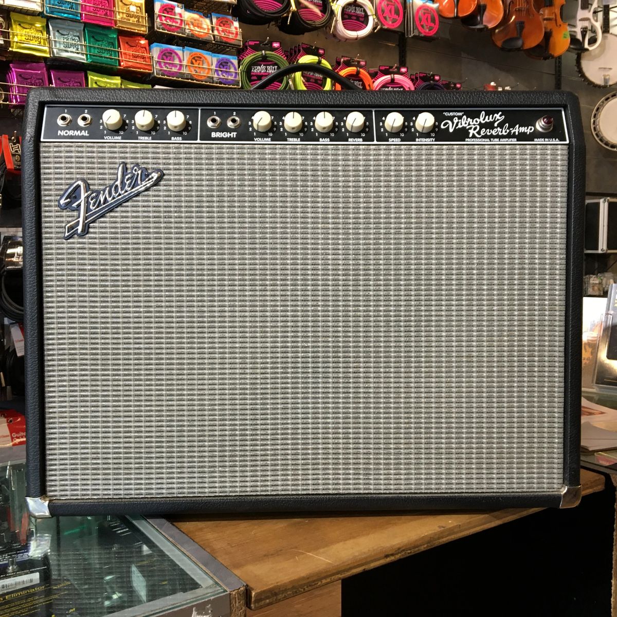 1996 Fender "Custom" Vibrolux-Reverb 40-Watt 2 x 10" Electric Guitar ...
