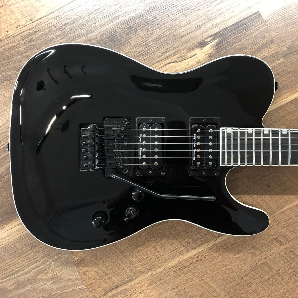 2019 ESP LTD Eclipse '87 FR Reissue Series Gloss Black Finish Electric ...