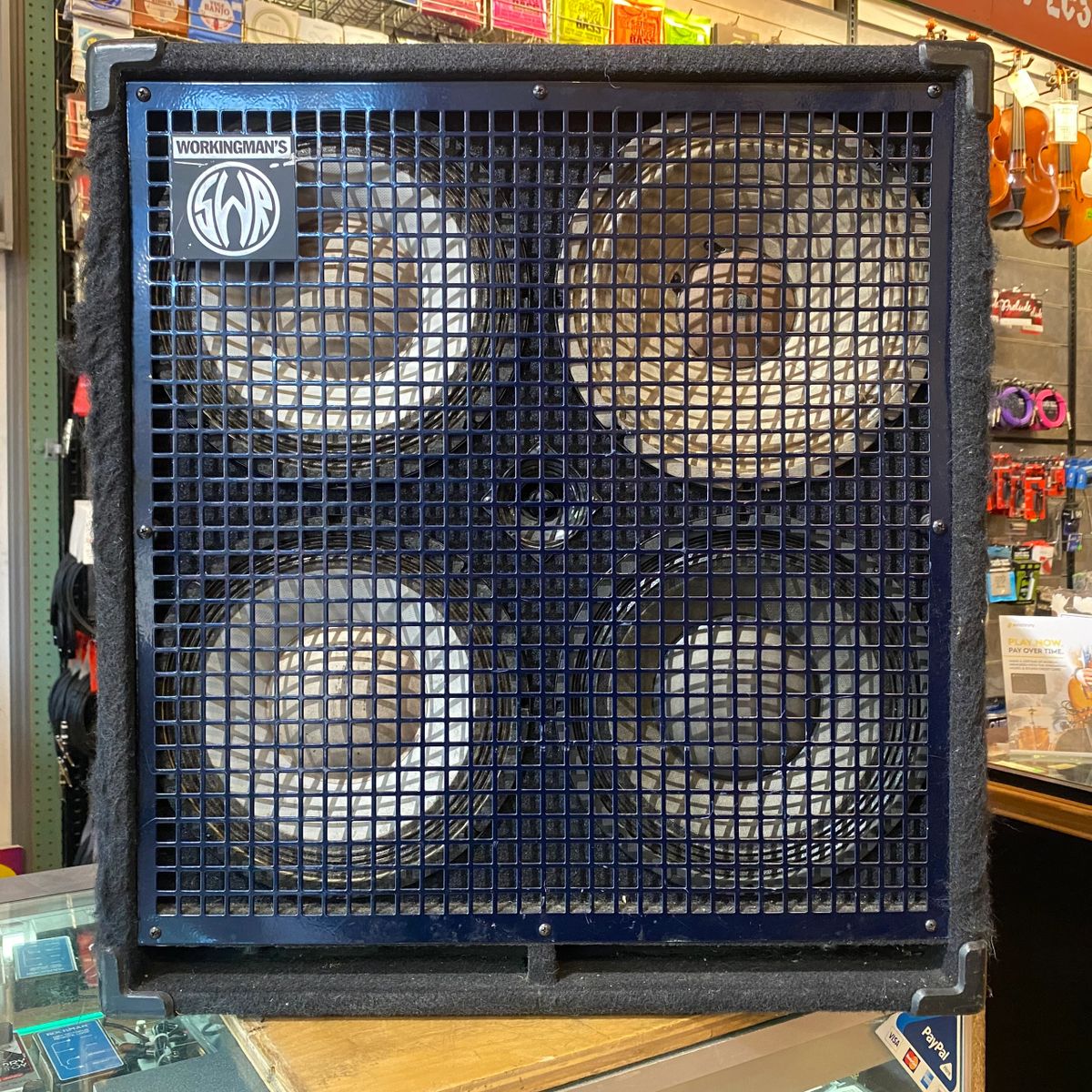 SWR Workingman's 4x10T 400-Watt 4 x 10" Bass Guitar Amplifier Extension ...
