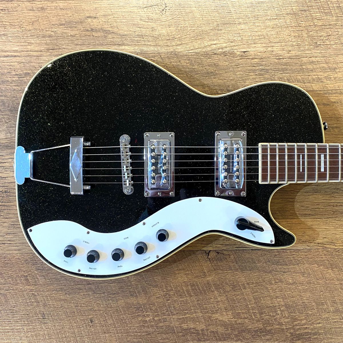 Silvertone Classic 1423-BGF Reissue Gloss Black Gold Flake Finish ...