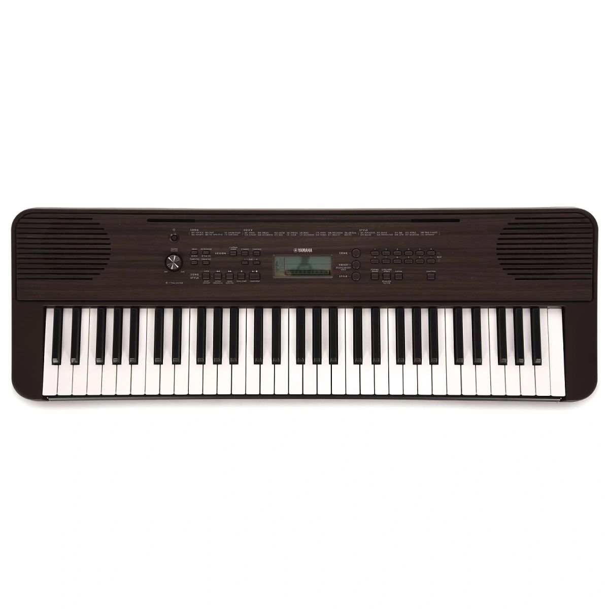 Yamaha PSR-E360 Dark Walnut Finish 61-Key Portable Electronic Keyboard