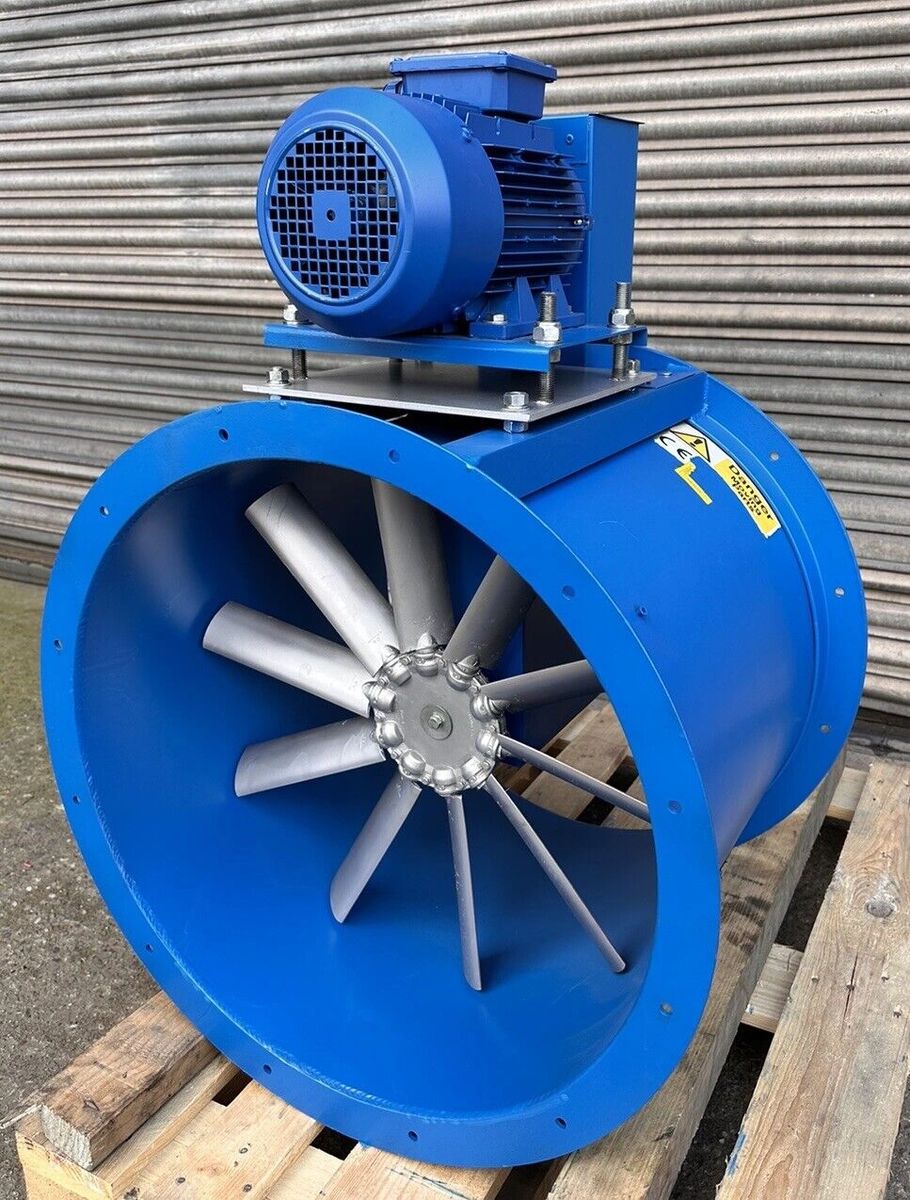 Spray Booth Fan 3kW Extractor Fan Belt Driven Axial Extraction Fan 3 ...