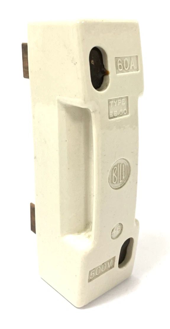 BILL Type EE60 48 HRC 60Amp Fuse Carrier BILL Number 48 Porcelain Fuse ...