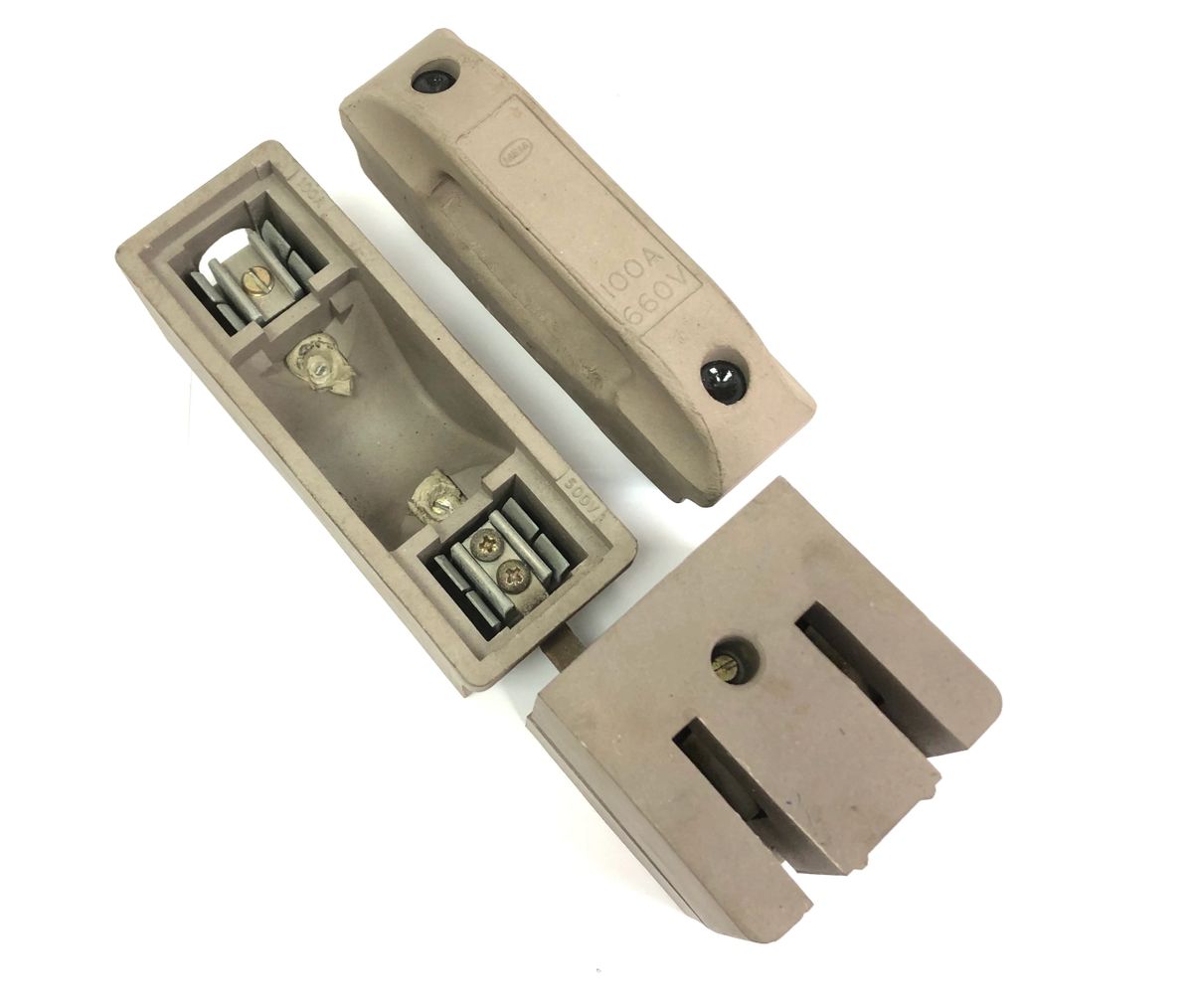 MEM 100Amp HRC 100Amp Industrial Fuse Carrier & Base Cartridge Holder ...