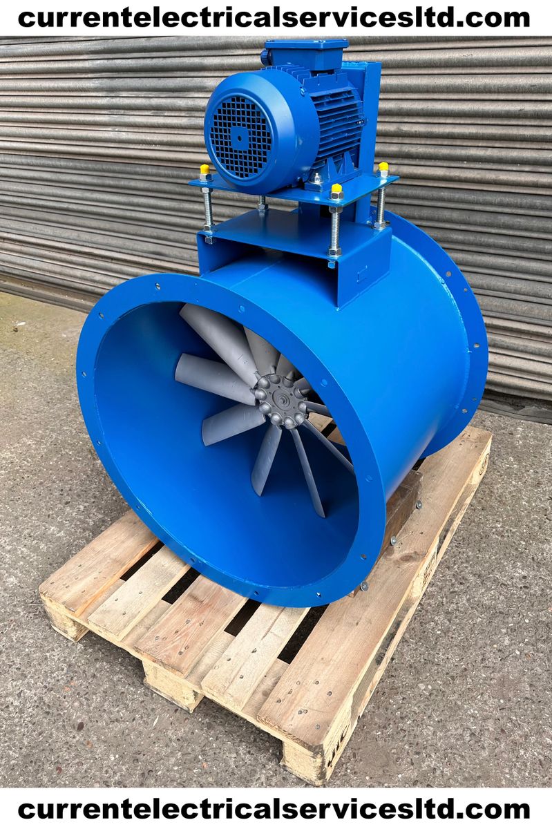3kW Spray Booth Fan Extractor Fan Belt Driven Axial Extraction Fan 3 ...