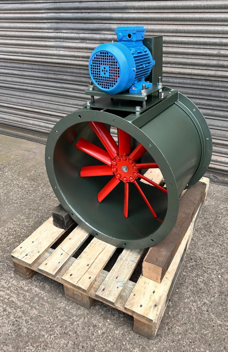 Paint Spray Booth Fan with Flameproof ATEX WEG Motor 1.5kW 3-Phase ...